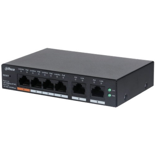 Dahua switch 6-port cloud PoE 4-port CS4006-4ET-60 — Bazzar.ba