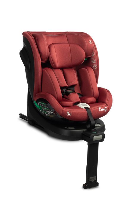 Comfi rotirajuća autosjedalica za djecu (40-150 cm) crvena — Bazzar.hr