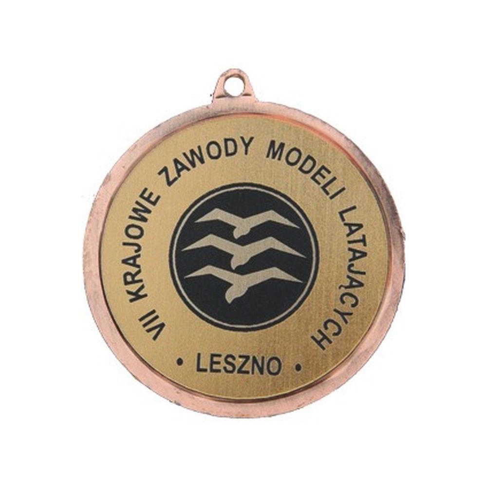 Brončana medalja s mjestom za embleme od 25 mm - čelična — Bazzar.hr