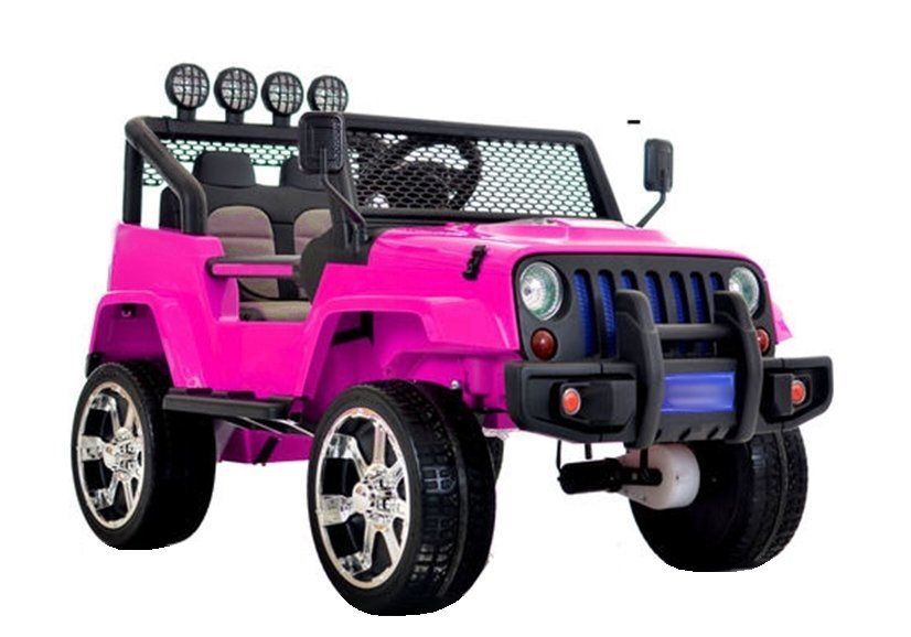 Licencirani S2388 Off Road Jeep rozi - auto na akumulator — Bazzar.hr
