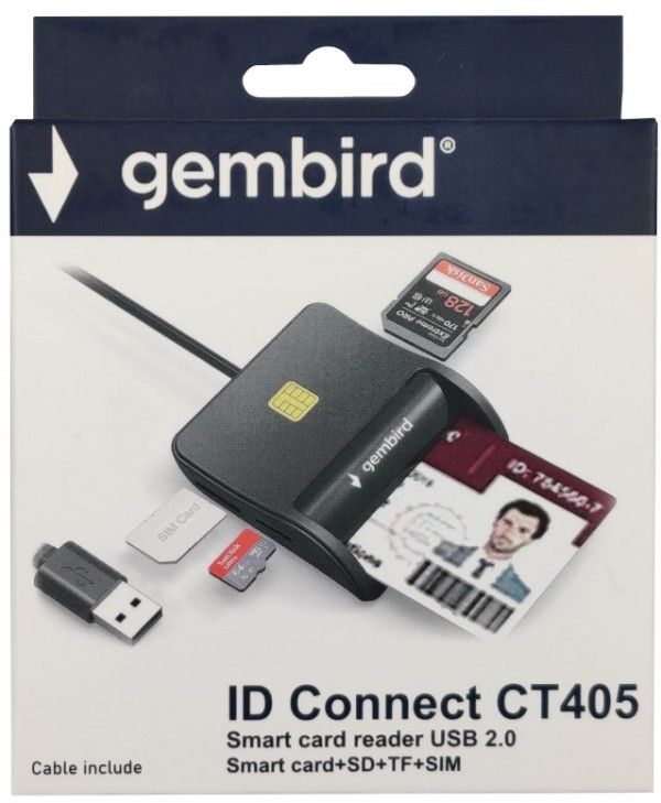 CRDR-CT405 ** Smart card reader USB2.0 Citac licne karte, — Bazzar.rs