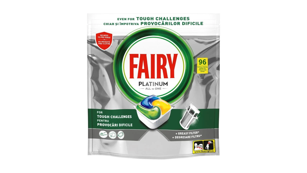 Fairy Tablete za mašinsko pranje suđa Platinum 96 kom — Bazzar.ba