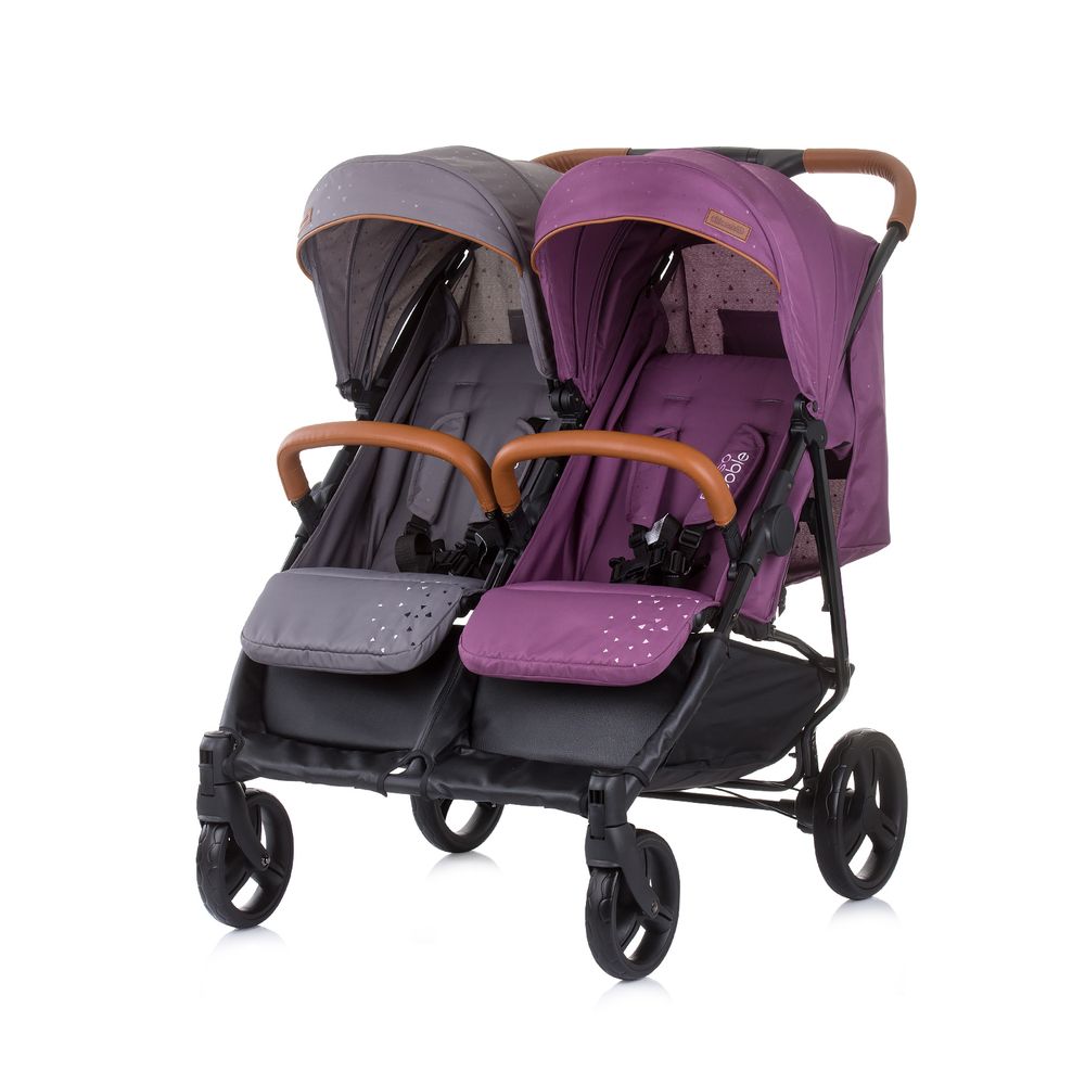Chipolino kolica za blizance Passo Doble Lilac/Platinum — Bazzar.hr