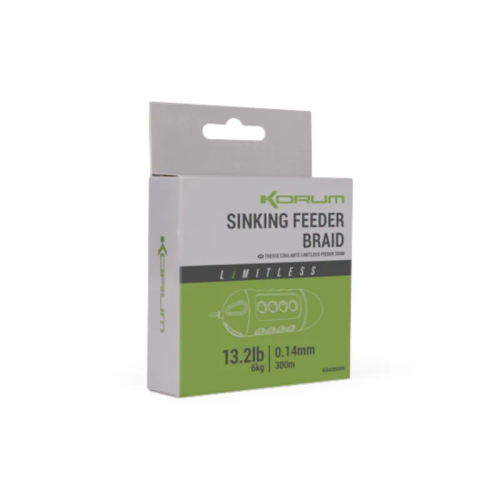 K0400010 KORUM Limitless Sinking Feeder Braid 300m 0,16mm — Bazzar.ba