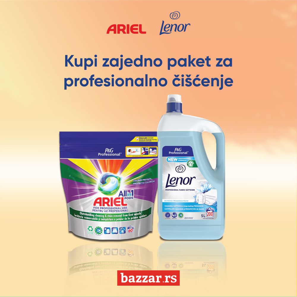 Paket za profesionalno čišćenje Ariel Professional i Lenor — Bazzar.rs