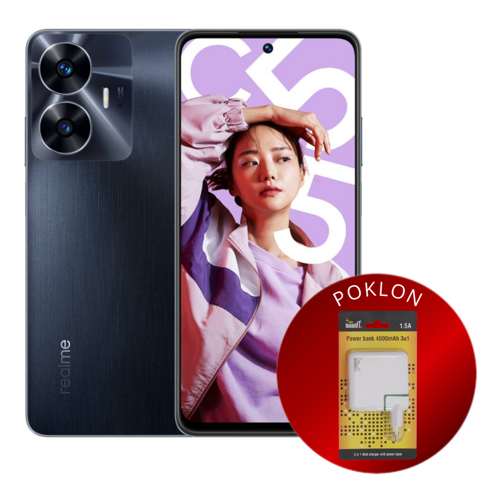Realme C55 RMX3710 mobilni telefon 6/128GB, Rainy Night — Bazzar.rs