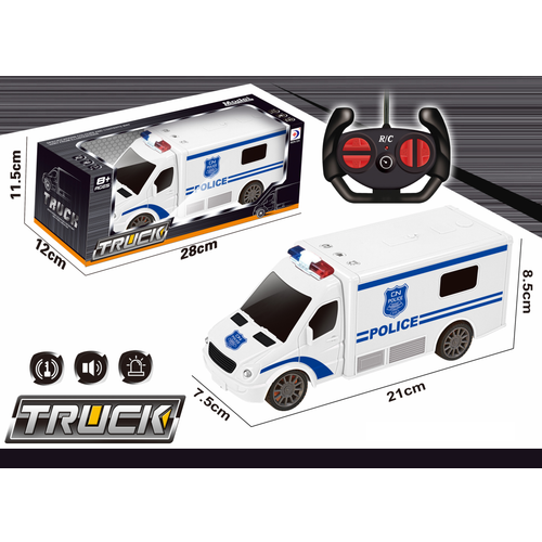 Mkl084551 Policijsko Auto Na Daljinsko Upravljanje 20X8cm — Bazzar.ba