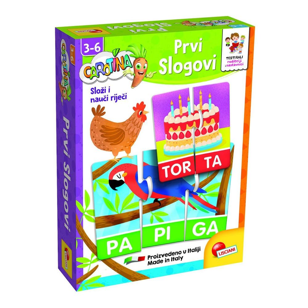 Lisciani Carotina Prvi slogovi — Bazzar.ba