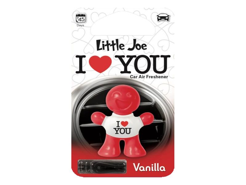 Miris za automobila Little Joe, crveni-bijeli - I love you — Bazzar.hr
