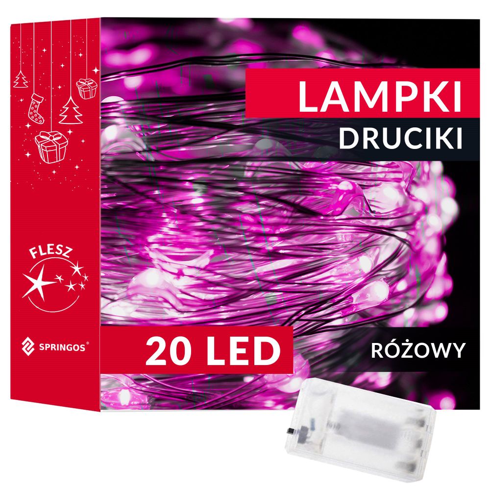 LED lampice na baterije, 20 LED dioda — Bazzar.hr