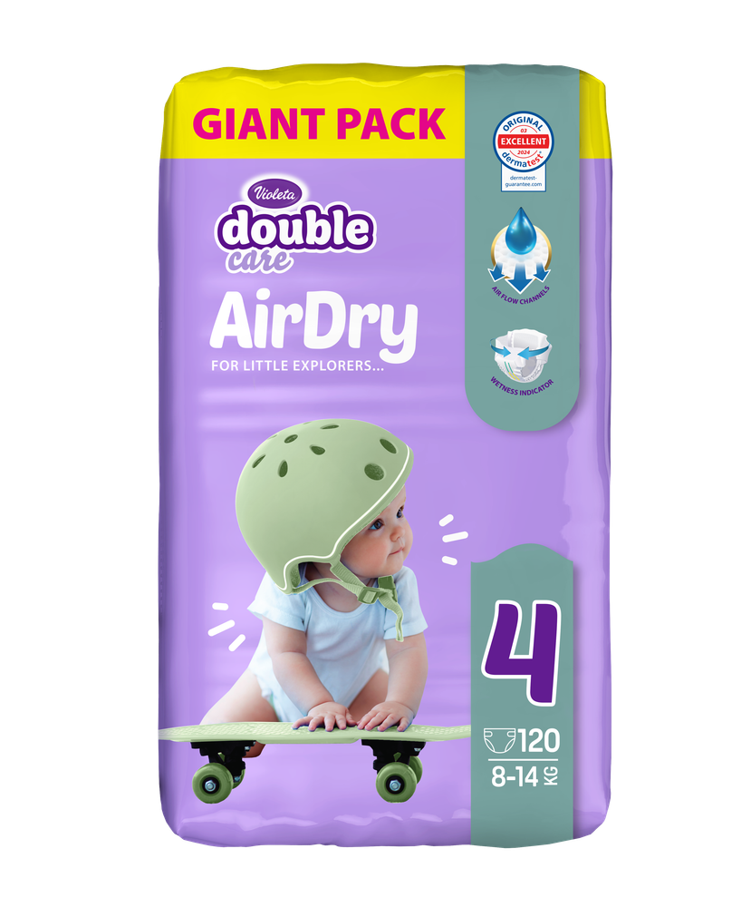 Violeta Double Care Air Dry Giant pack pelene XXL — Bazzar.hr