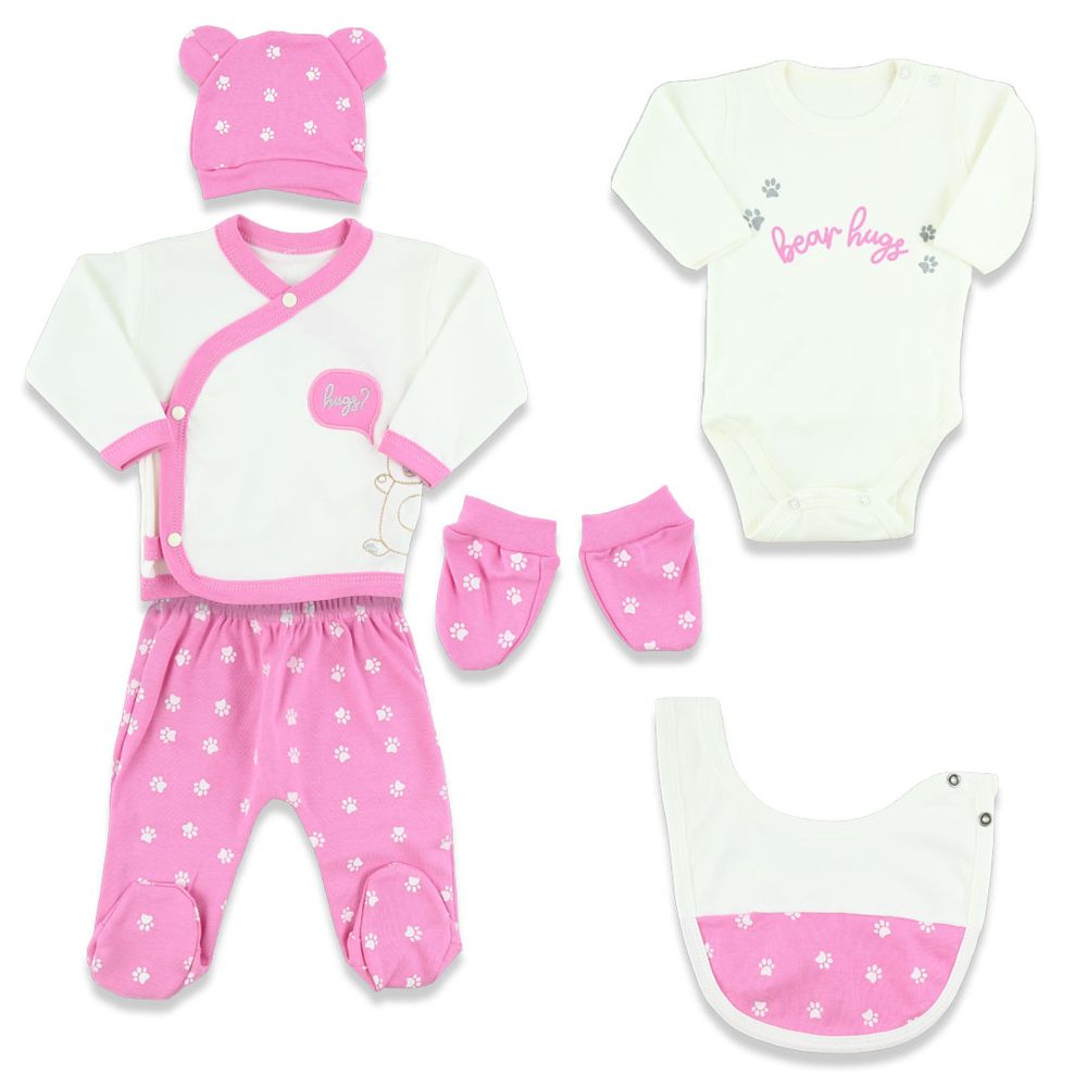 Imago Set za iznošenje bebe Bear Hugs 6/1, Ciklama — Bazzar.ba