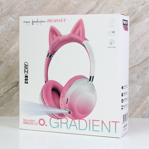 Bluetooth slusalice Cat Ear crne — Bazzar.rs