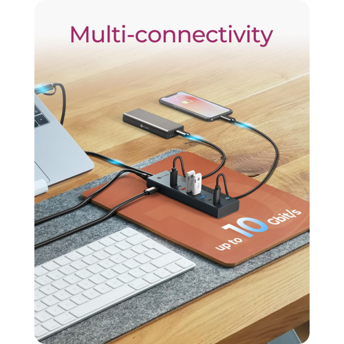 ICYBOX IB-HUB1743-CPD 9-u-1 USB-C/A hub sučelje s PD-om — Bazzar.hr