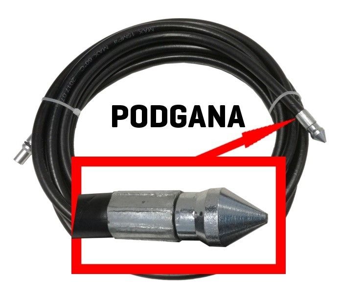 Čistilna cijev 15m s T nastavkom za podgane — Bazzar.hr
