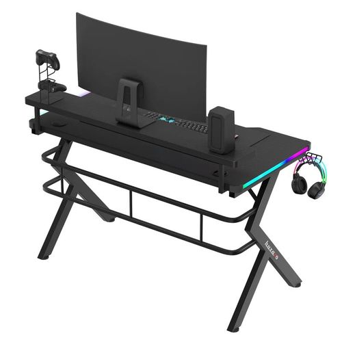 Hero 5.0 RGB crni igraći stol 120 cm — Bazzar.hr