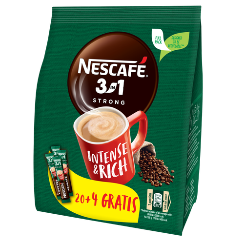 Nescafe 3u1 Strong instant kafa vrećica (20+4) 336g — Bazzar.ba