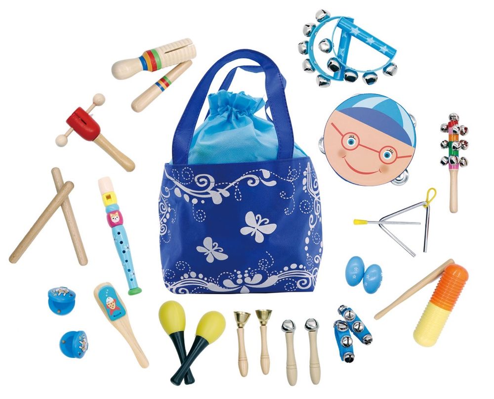 EcoToys ruksak s glazbenim setom 16 instrumenata — Bazzar.hr