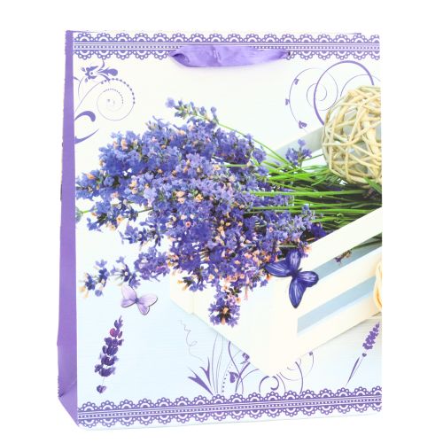 Ukrasna Papirnata Poklon Vrećica Lavanda 32 x 26 x 12 cm — Bazzar.hr