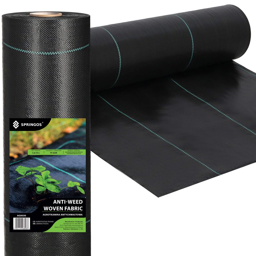 Agrotekstil protiv korova 70 gsm 1,6 x 10 m — Bazzar.hr