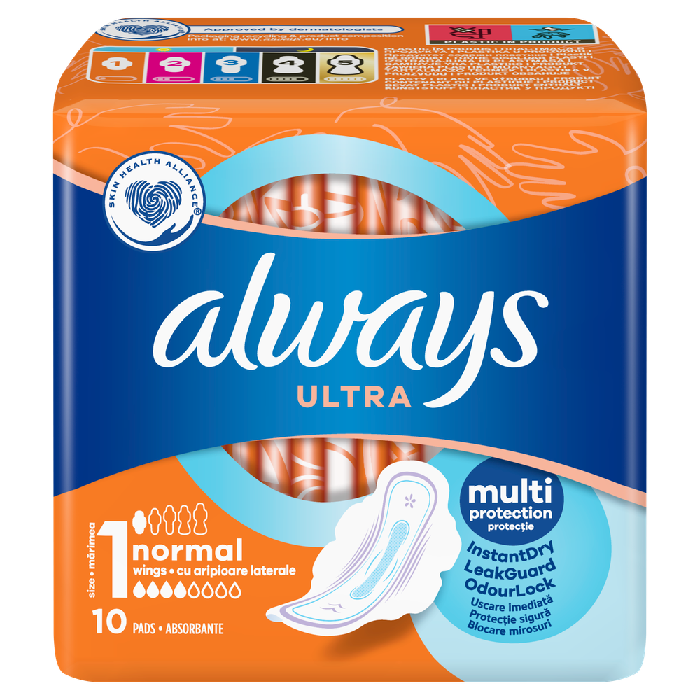 Always Ultra higijenski ulošci Normal Plus (veličina 1) 10 — Bazzar.ba