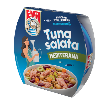 Eva Tuna salata Mediterana 160g — Bazzar.ba