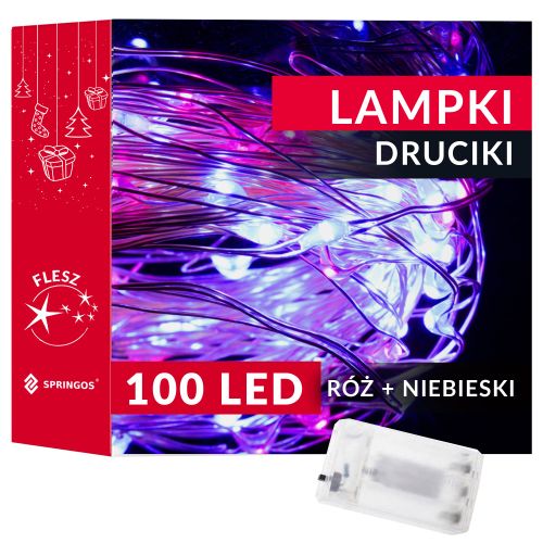 LED lampice na baterije, 100 LED dioda — Bazzar.hr
