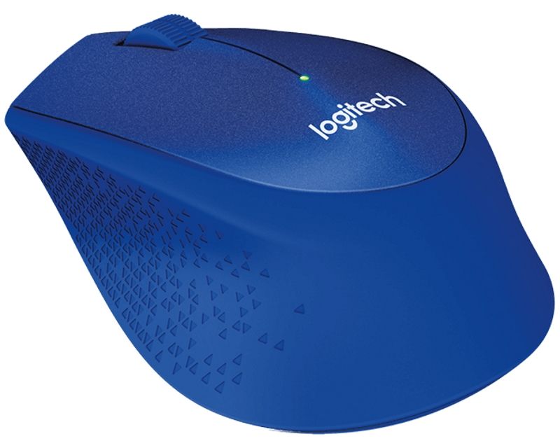 LOGITECH M330 Silent Plus Wireless plavi miš — Bazzar.rs