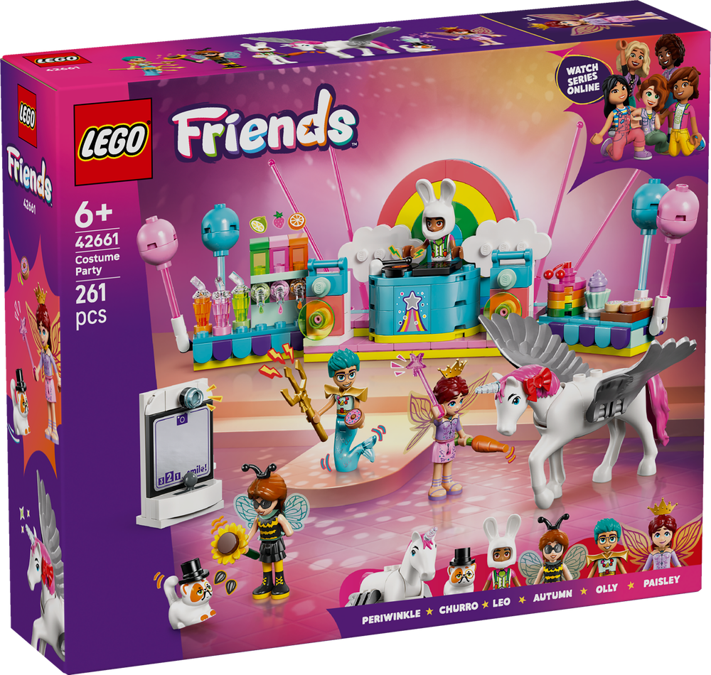 LEGO® FRIENDS 42661 Zabava pod maskama s jednorogom i — Bazzar.hr