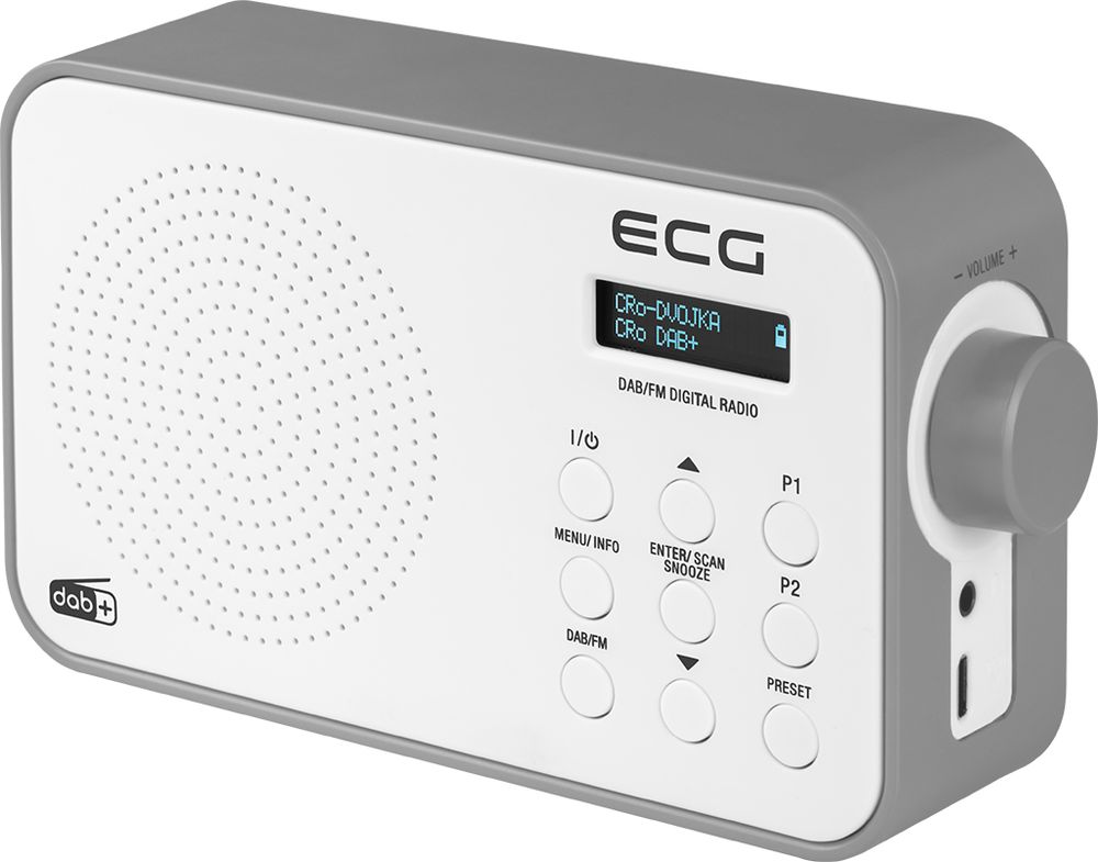 ECG FM radio RD 110 DAB White — Bazzar.hr