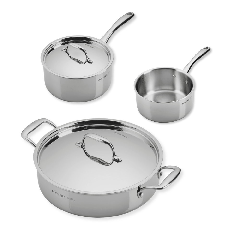 SET lonaca 3-ply Inox 18/10 - 5 kom — Bazzar.hr