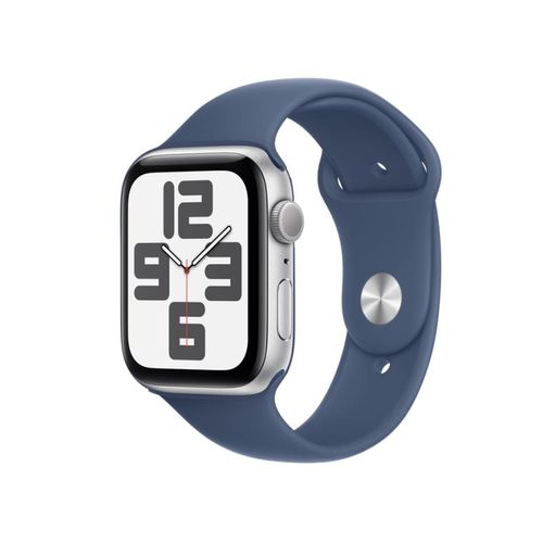 APPLE Watch SE2 v3 GPS 44mm Silver Alu Case with Denim — Bazzar.rs