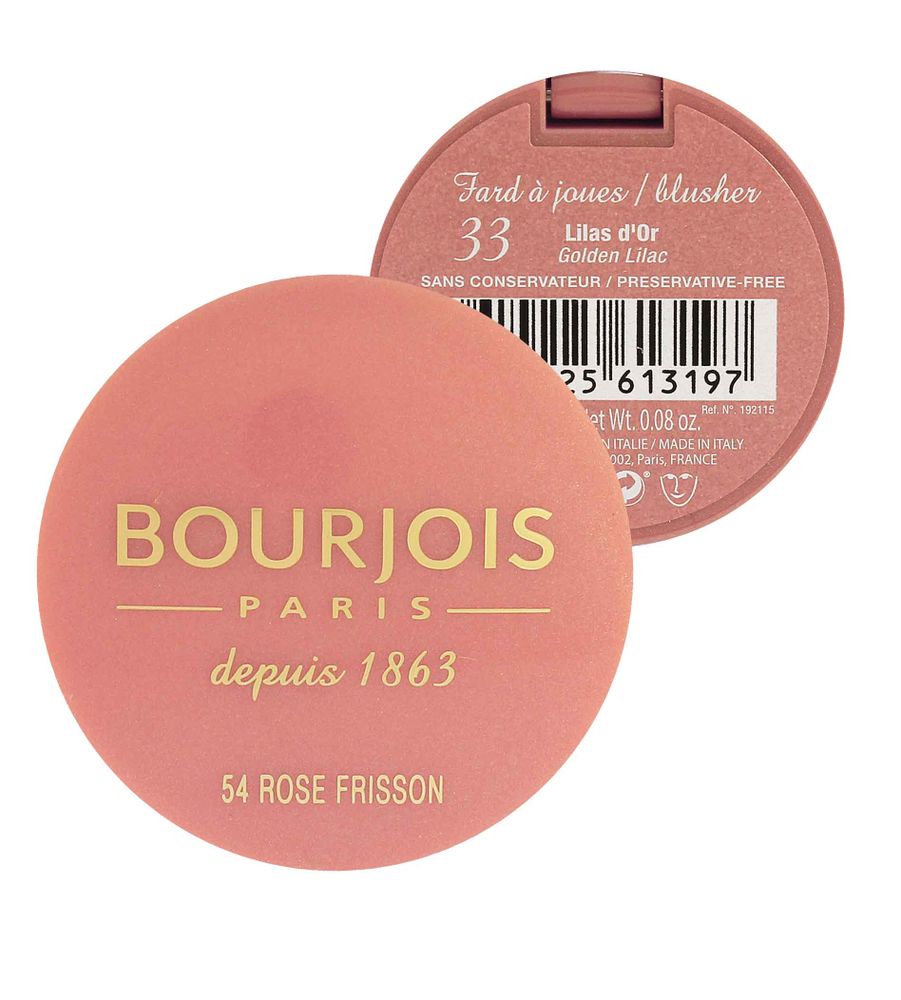 Bourjois Little Round Pot Blush 2,5g - 54 Rose Frisson — Bazzar.hr
