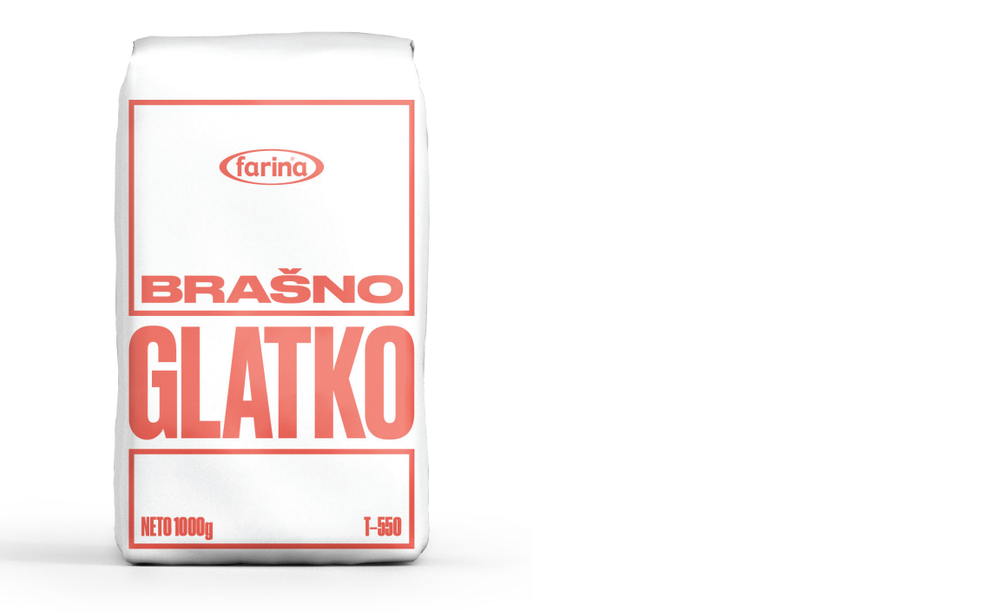Farina pšenično brašno glatko tip 550 1 kg — Bazzar.hr