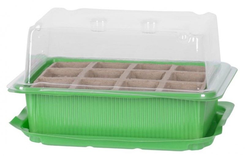 Mini plastenik za 12 sadnica, 20.5x15x6cm — Bazzar.hr