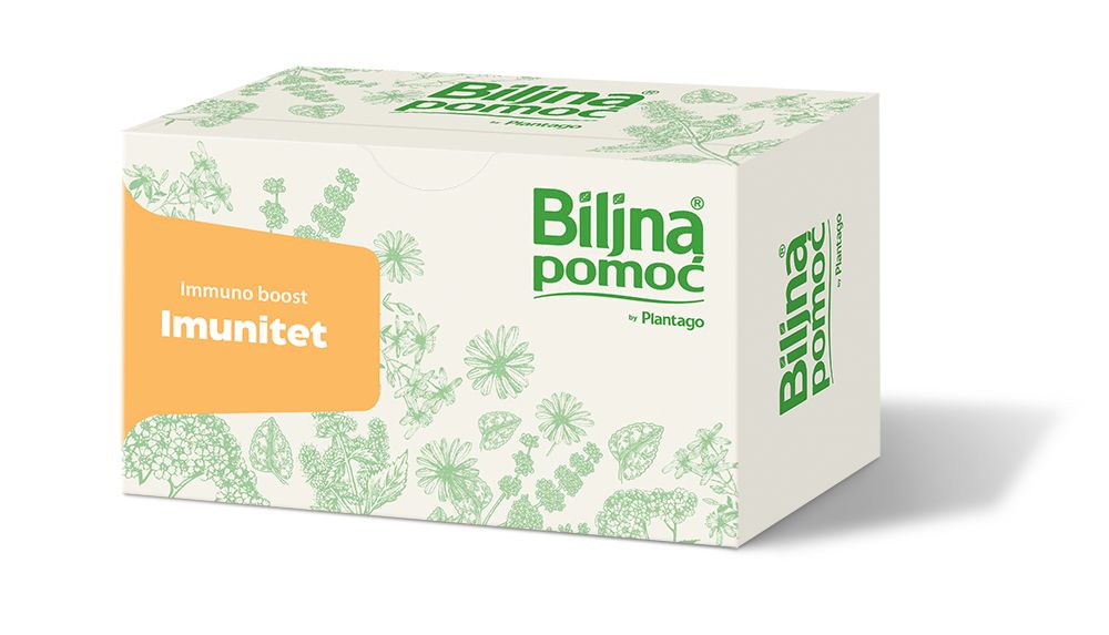 Plantago Biljna Pomoć čaj imunitet Immuno Boost 24g KRATAK — Bazzar.ba