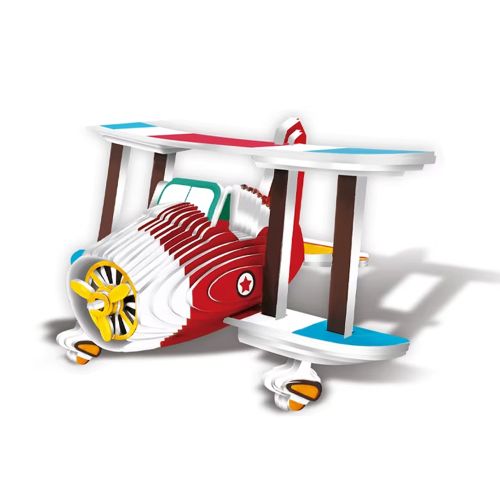 3D slagalica kartonski model AVION uradi sam DIY 62 dijela — Bazzar.hr