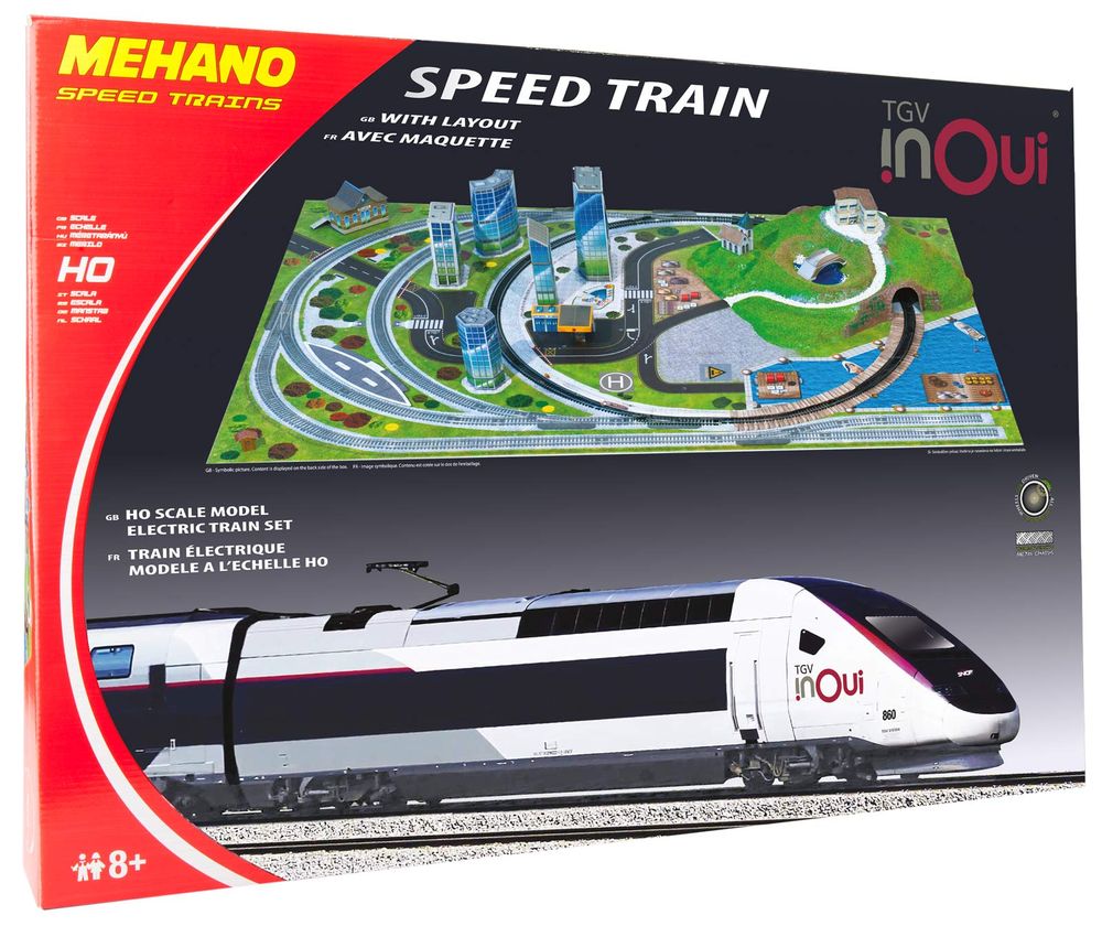 Garnitura vlaka Mehano tgv inoui s maketom t872 — Bazzar.hr