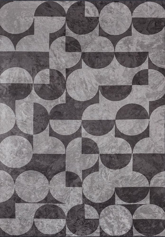 Tepih CIRCLE CHARCOAL, 200 x 300 cm — Bazzar.hr