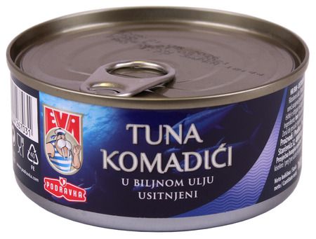Eva tuna komadići u biljnom ulju usitnjeni 160g — Bazzar.hr