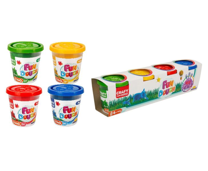 0915 Plastelin Set 4x140g - Kreativni Set za Djecu — Bazzar.ba