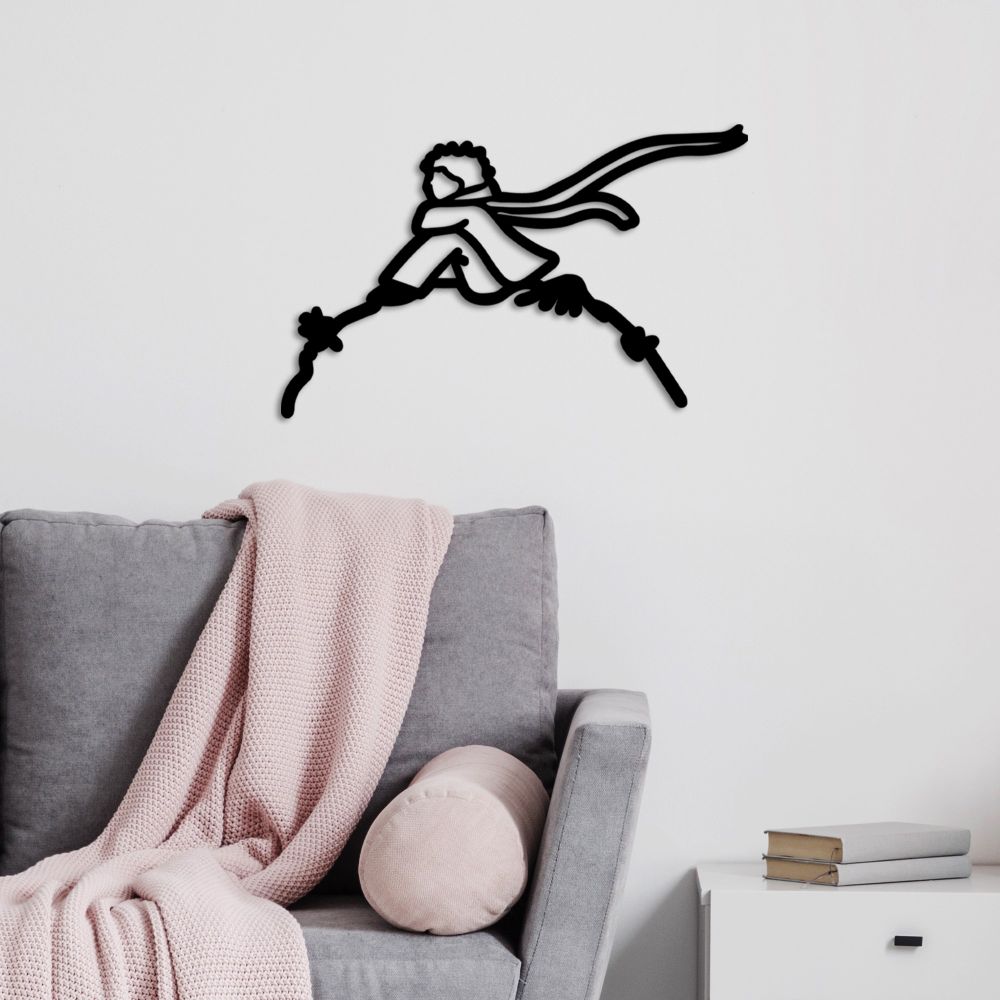 Wallity Metalna zidna dekoracija The Little Prince 2 — Bazzar.hr