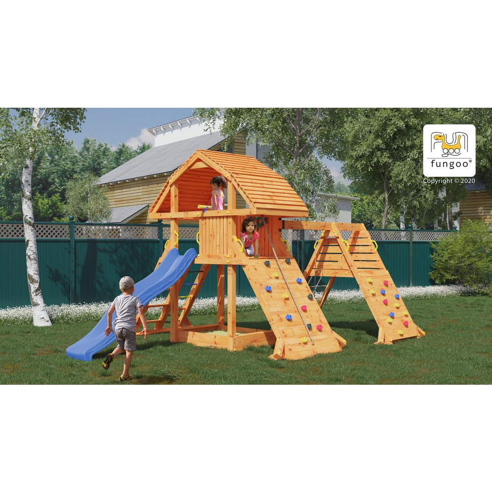 Fungoo Set Giant Spider - drveno dečije igralište — Bazzar.rs