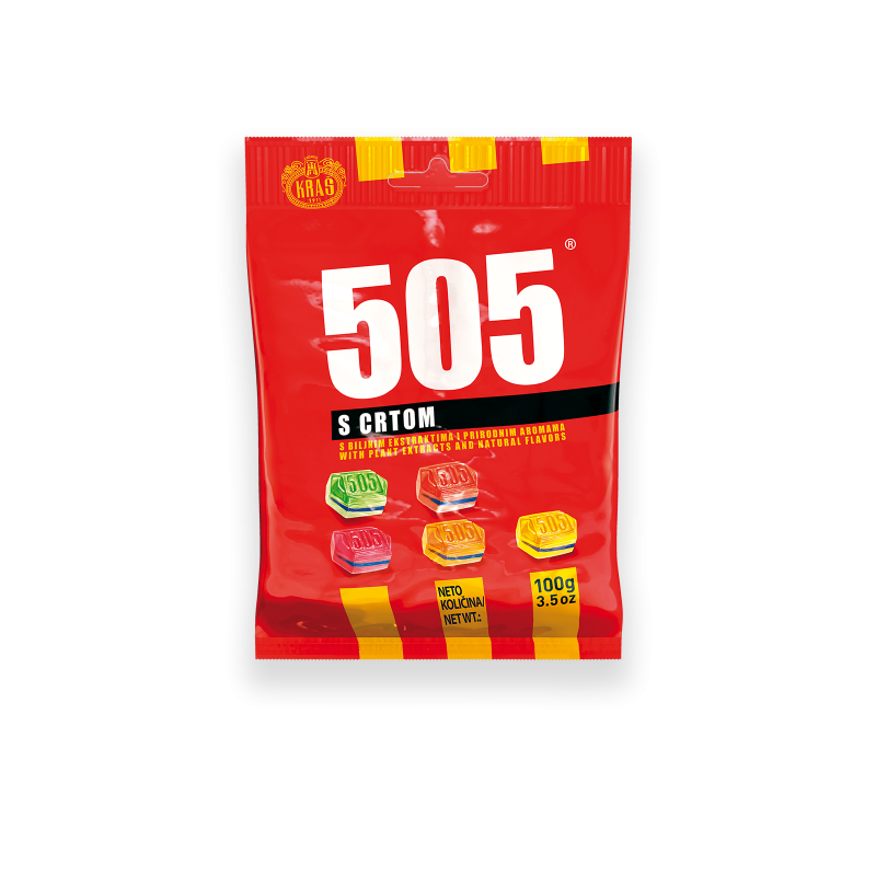 Kraš bombone 505 SA CRTOM 100G — Bazzar.rs