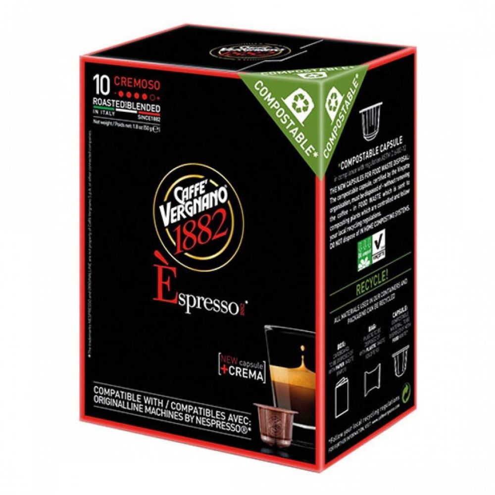 Vergnano Coffee Espresso Creamy 50g, 10 kapsula — Bazzar.hr