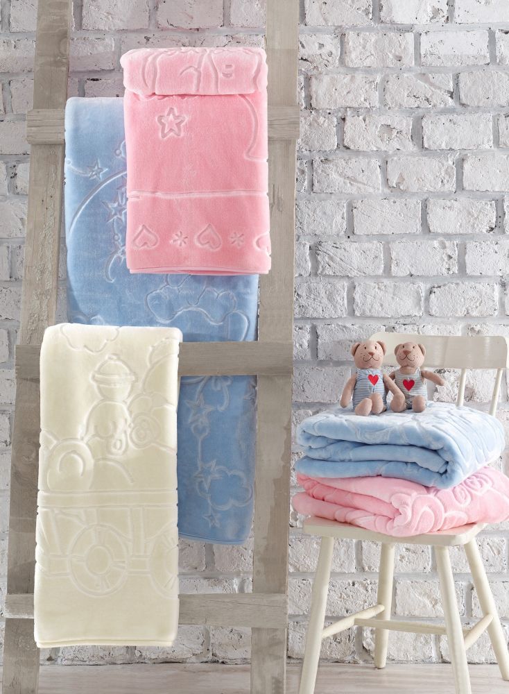 Emboss Baby - Plava Bebina Ćebad — Bazzar.ba