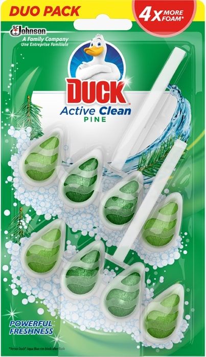 Duck® Active Clean osvježivač za WC školjku duplo — Bazzar.hr