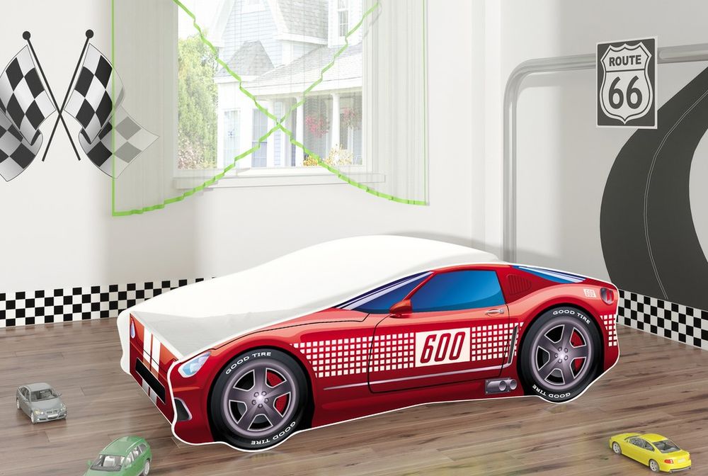 ACMA Dječiji krevet Car - 180x80cm - Dezen 01 — Bazzar.ba