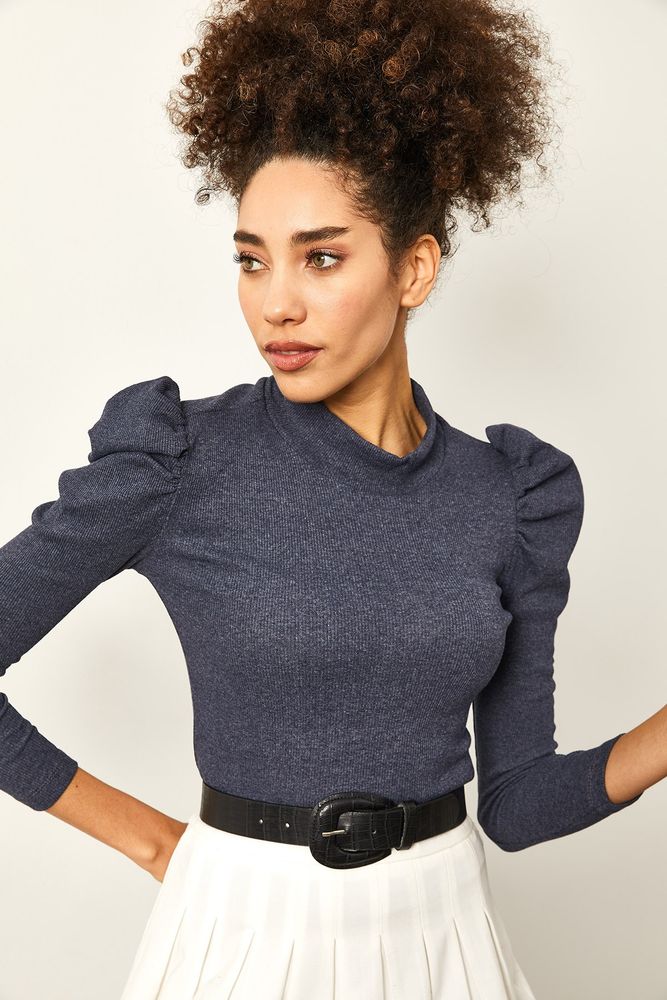 X7864 - Indigo Plava Bluza — Bazzar.ba