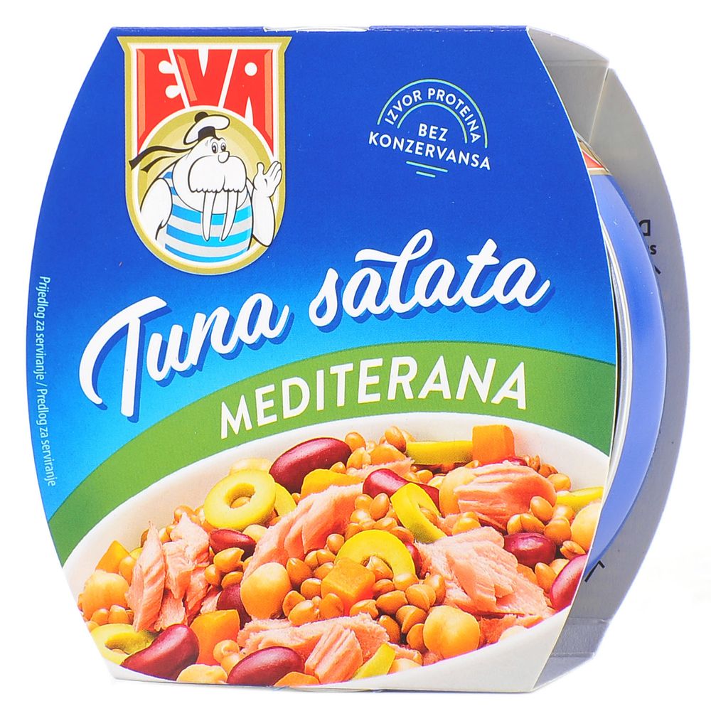 Eva tuna salata mediterana 160 g — Bazzar.hr
